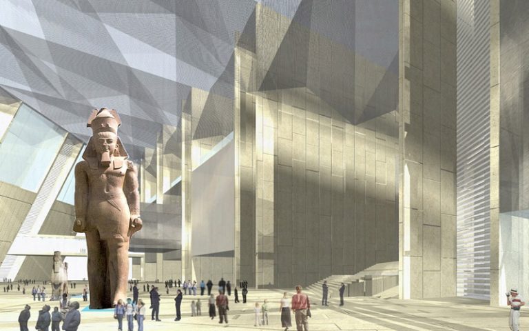 Patung Firaun Ramses II Siap Sambut Pengunjung Museum Terbesar Sedunia ...