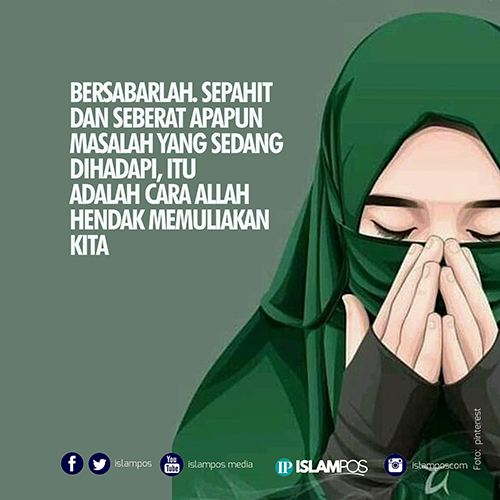 3 Bentuk Kesabaran, Ini Dia - Islampos