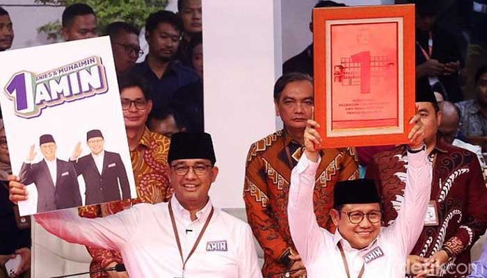Anies-Cak Imin Dapat Nomor Urut 1, Kapten AMIN: Mudah-mudahan Pertanda Baik - Islampos